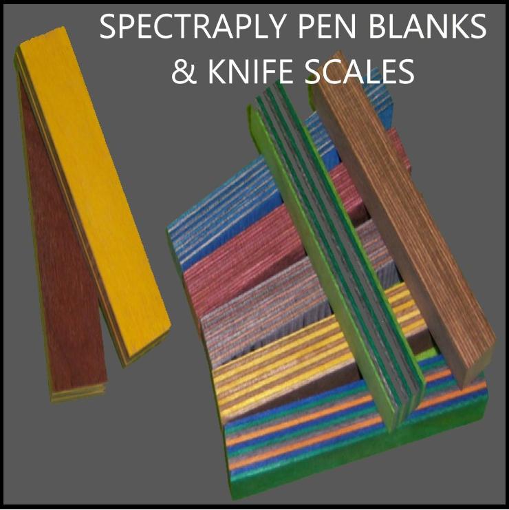 Spectraply Pen Blanks & Knife Scales – Helvie® Knives LLC