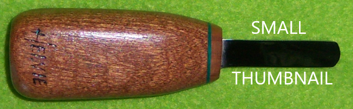 Helvie® Natural Wood Thumbnail Gouges – Helvie® Knives LLC