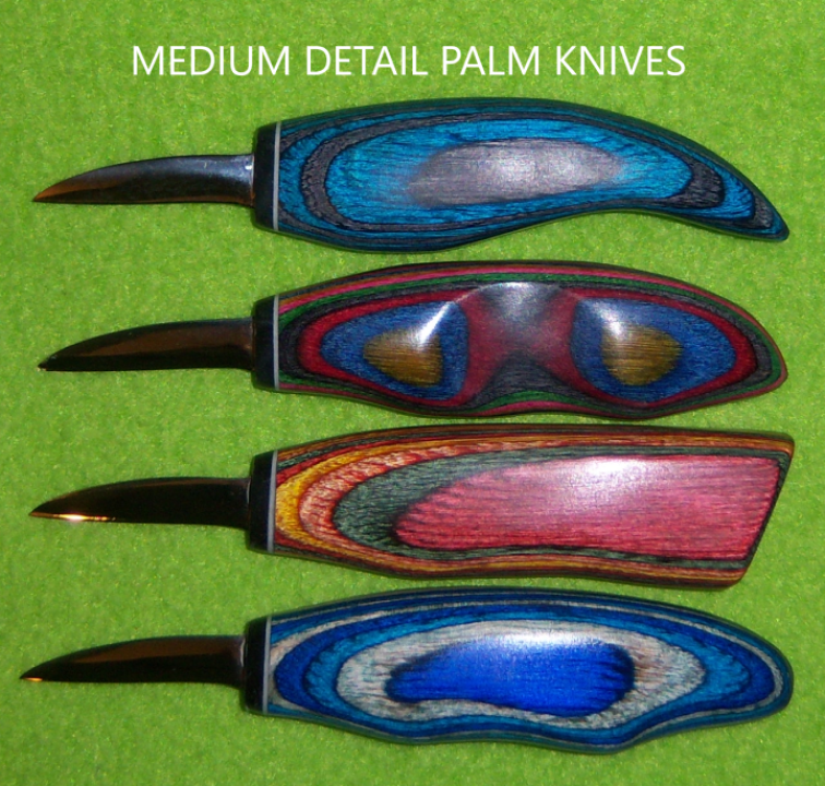 Helvie® Medium Detail Palm Knife – Helvie® Knives LLC